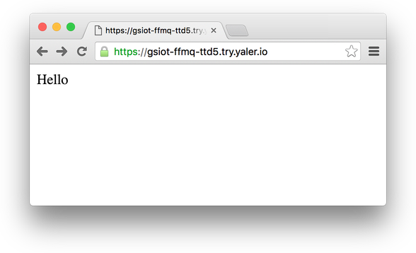 Yaler Simple Python Web Server